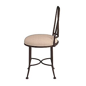 Hillsdale Furniture Hillsdale Christina Vanity Stool, Bronze
