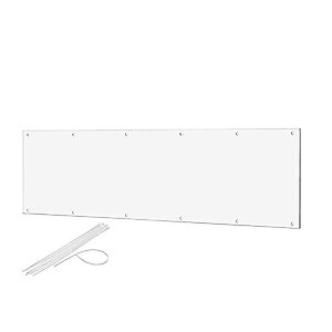 Marketing Holders Cage Siding Edge Liner 14" x 4.5" Pack of 4 Flexible and Pliable Habitat Shields Hang Horizontal or Vertical Pet Rabbit Hamster Sugar Glider Squirrel Guinea Pig Urine Guard