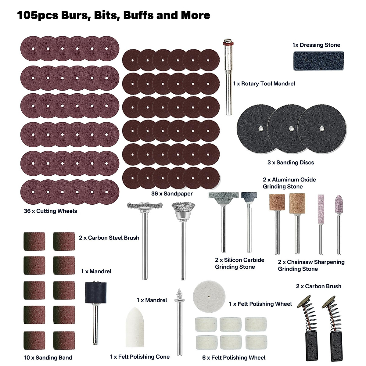 CTISMICE 780W Flex Shaft Rotary Tool, 500-25000RPM Flexible Shaft Grinder Kits with Variable Speed Foot Pedal and 110pcs Accessories for Grinding Polishing Sanding Deburring Cutting Buffing Finishing