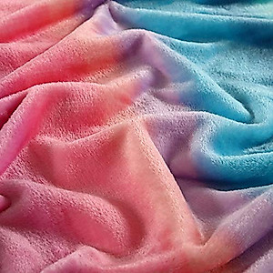 Betsey Johnson Home | Plush Collection | Throw - Ultra-Soft & Cozy Fleece, Lightweight & Luxuriously Warm, Perfect for Bed or Couch, Ombre 50 x 70