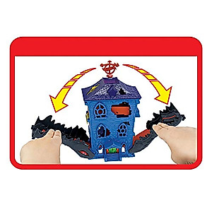 Hot Wheels Croc Mansion Attack, Playset, Multi (GJK91)