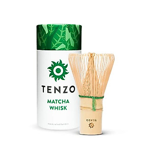 Tenzo Bamboo Whisk for Ceremonial Grade Matcha Green Tea - Authentic Traditional Japanese Made 100 Prong Bamboo Whisk