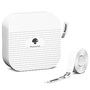 Phomemo Label Maker Machine, D30 Q30 Upgrade Version Q31 Label Machine, Bluetooth Wireless Portabel Label Printer Handheld Thermal Mini Labels Printer with Tape Easy to Use Compatible with IOS/Android