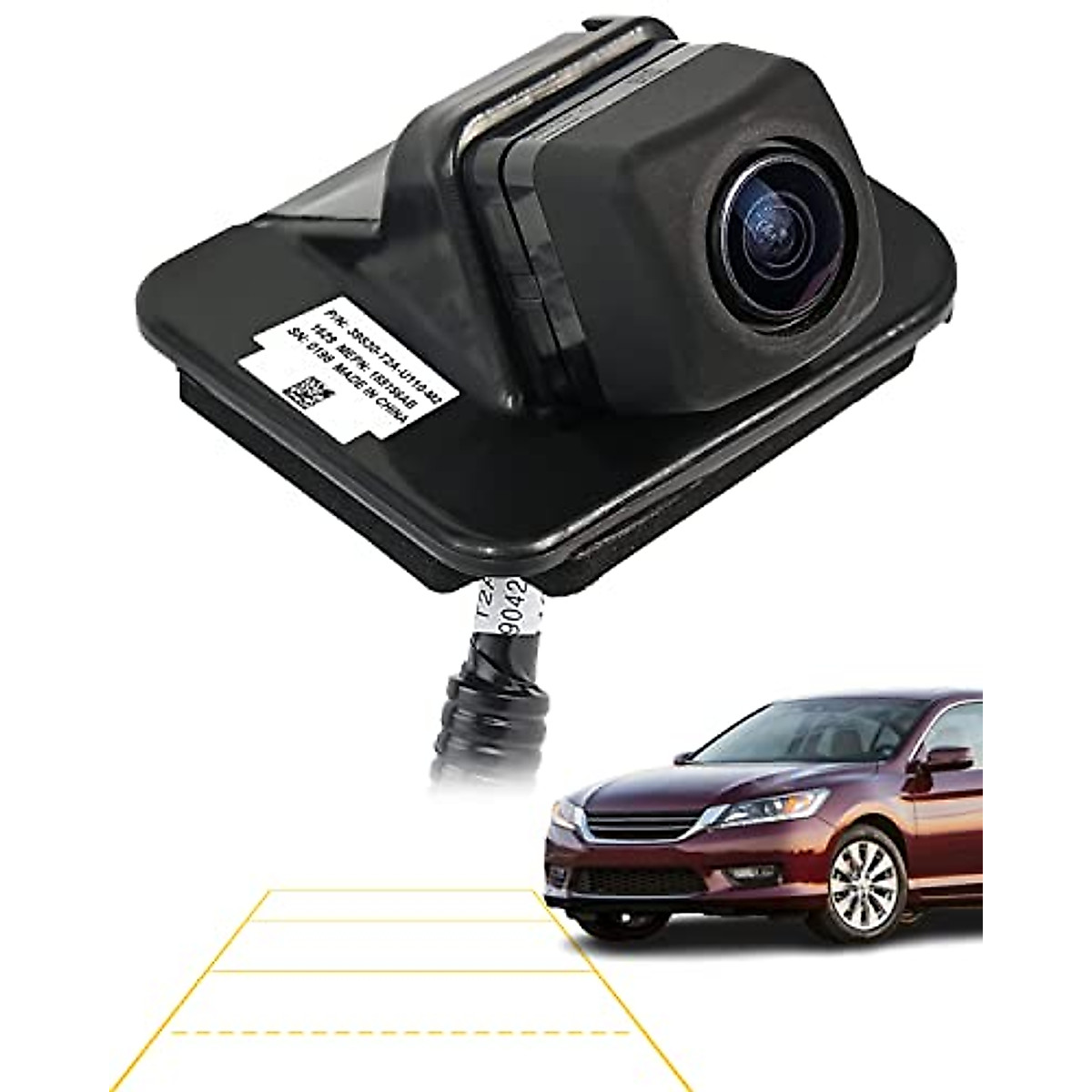 Backup Camera Rear View Camera, Park Assist Camera Compatible with Honda Accord 2.4L 3.5L 2014-2017, Reverse Cameras Replaces Number 39530-T2A-A21 39530-T2A-A31 39530-T2A-U110-M2 39530-T2A-U21
