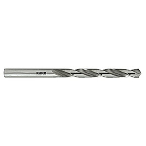 RUKO 214851RO Jobber Length Drill Bit Kit, High Speed Steel (M2), Ground with Split Point, 1/16" to 1/2" (Set of 29)