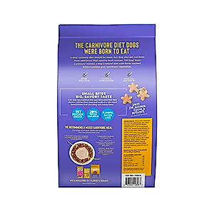 Tiki Dog Born Carnivore for Dogs, Savory Chicken, Peas & Lentils Recipe, Grain Free Baked Kibble for Maximum Nutrition, For Adult Dogs and All Size Breed Dogs, 3.5 lbs Bag