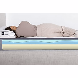 Lull Original Premium 5-Layer Full Mattress | Highest Density Memory Foam Mattress w/Enhanced Cooling & Therapeutic Support | 12 inch Medium Firm Bed in a Box | 365 Night Trial