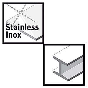 Bosch Professional Fibre sanding disc R780 Best for Metal and Inox (Metal and stainless steel, Ø 180 mm, grit size 120, accessories for angle grinder)