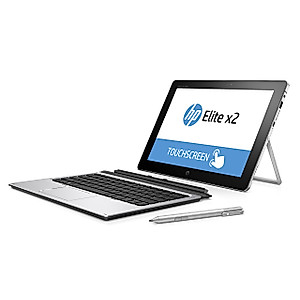 HP Elite x2 Business 1012 W0S24UT#ABA Laptop (Windows 10, Intel Core M7-6Y75, 12" OLED Screen, Storage: 256 GB, RAM: 8 GB) Silver