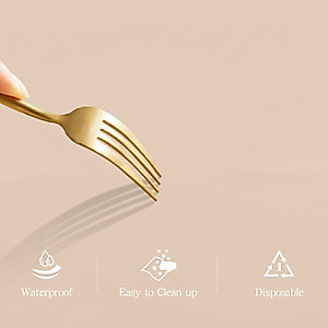 YSYJ 3 Pack Beige Plastic Tablecloth Disposable Rectangular Table Cloth 54 x 108 Inch Table Cover for Parties