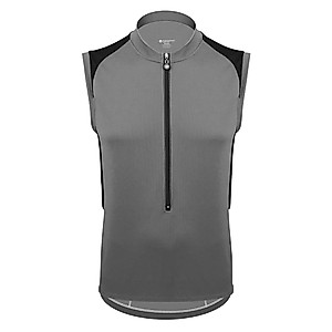 AERO|TECH|DESIGNS | Men's PRO Sleeveless Cycling Jersey | Large | Charcoal