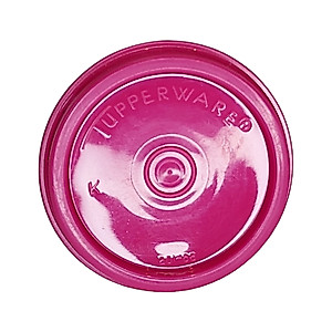 Tupperware Set of 4 Smidgets Tiny 1 oz Containers Sheer with Pink Lids