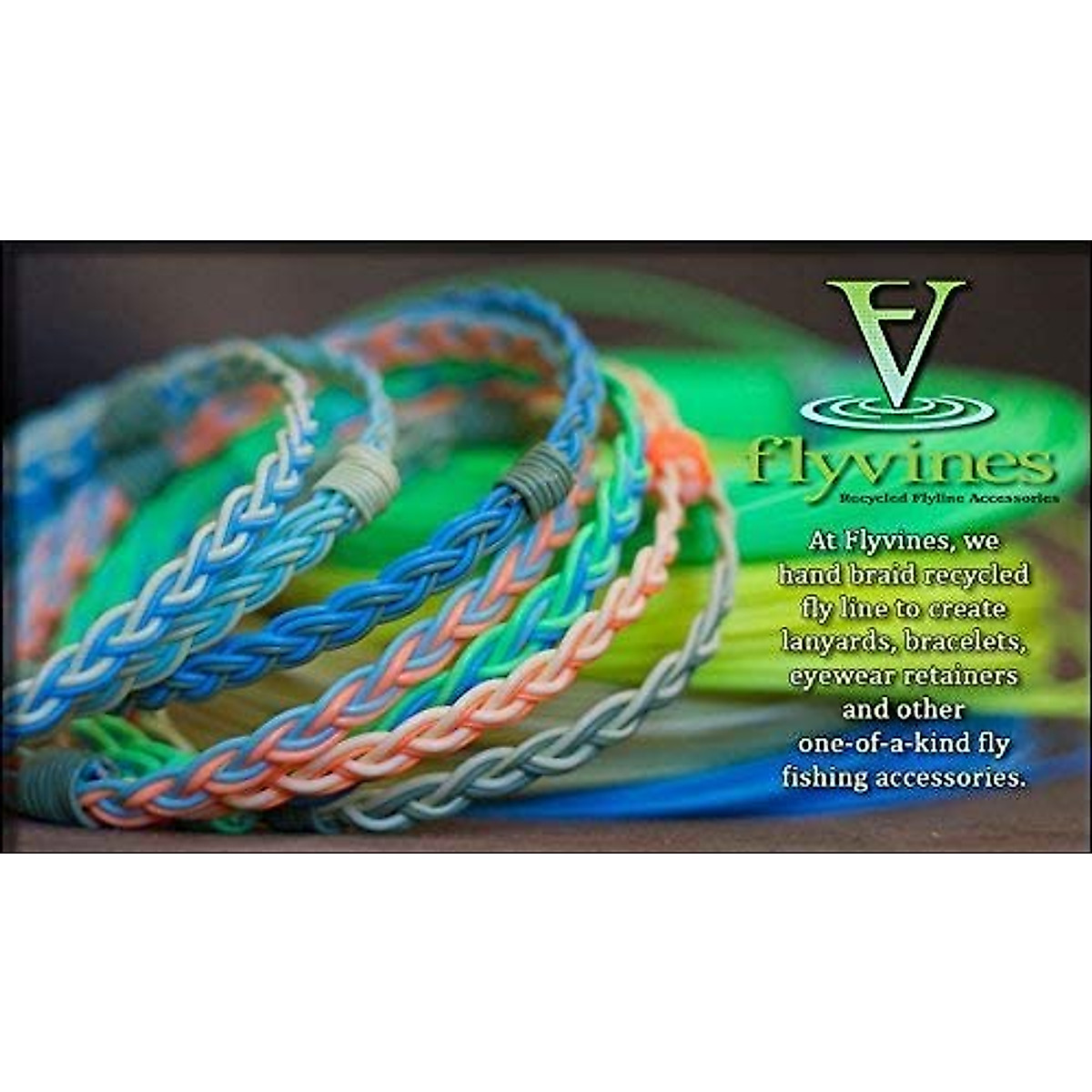 Flyvines Bracelet -Recycled fly line accessory