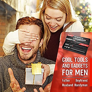 Gifts for Men, Magnetic Pickup Tool for Men, Christmas Stocking Stuffers for Men, Cool Gadgets for Men, Dad, Husbands, Unique Gifts for Dad, Gifts for Men Who Have Everything