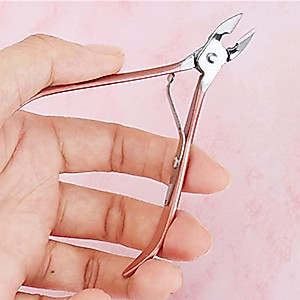 SHICEN Manicure Set, Professional Nail Clippers Kit, Pedicure Care Tools, Professional Women Grooming Kit -Premium Stainless Steel with Pink Travel Case Set 16PC Great Gift(Rose Gold)