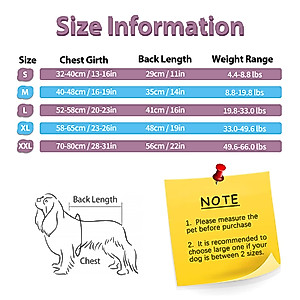 Coppthinktu Dog Recovery Suit Dog Surgery Recovery Suit Female, Dog Onesies Dog Surgical Recovery Suit for Small Medium Large Dogs, Pet Recovery Shirt Post Spay Abdominal Wounds (XX-Large)