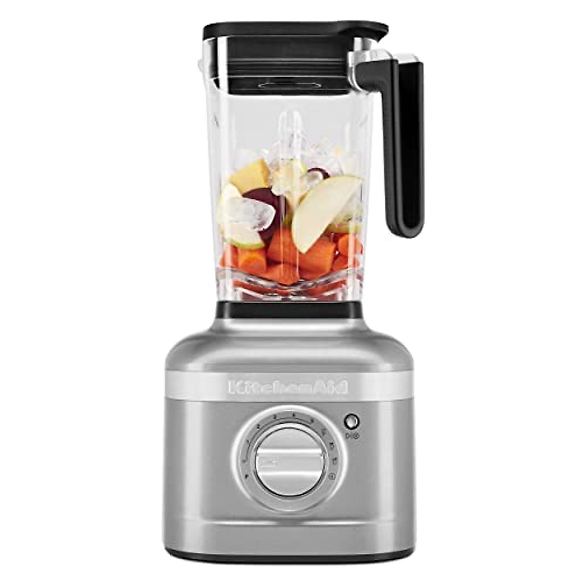 KitchenAid KSB4027CU K400 Countertop Blender, 56 OZ, Contour Silver (Renewed)