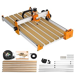 FoxAlien 4080 Extension Kit with Upgraded Hybrid Spoilboard for Masuter Pro CNC Router Machine Working Area Extend (15.75" x 31.5", X-Y)