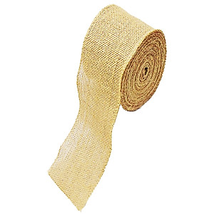 3 roll Pack Burlap Ribbon 3" x 5 Yards Natural Jute Total 3 X 5 Yard Rolls, (Natural, 3inch X 15yards)