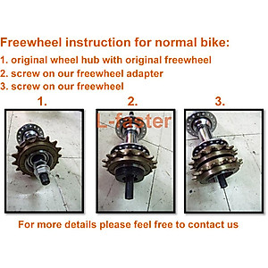 L-faster 24V 36V 350W Electric Motorized Electric Drive Bike Conversion Kit E-Bicycle Kit E-Bike Motor Set HOMEMADE DIY Electrci Bicycle (24V350W)