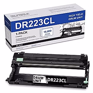 LOMENTICS High Yield DR223CL Drum Unit Compatible DR-223 Drum Replacement for Brother DR-223CL MFC-L3770CDW L3710CW L3750CDW L3730CDW HL-3210CW 3230CDW 3270CDW Printer (1 Pack, Black)