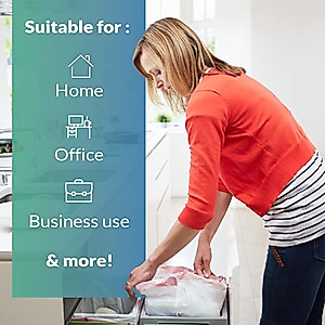 Reli. 8-10 Gallon Trash Bags Drawstring | 250 Count | 22"x23" | 6, 8, 10 Gallon Drawstring Garbage Bags | White Trash Can Liners | Small - Medium Bags