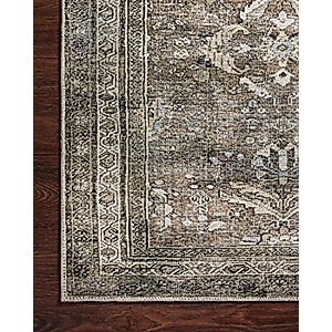 Loloi II Layla Collection LAY-13 Antique/Moss, Traditional 2'-6" x 7'-6" Runner