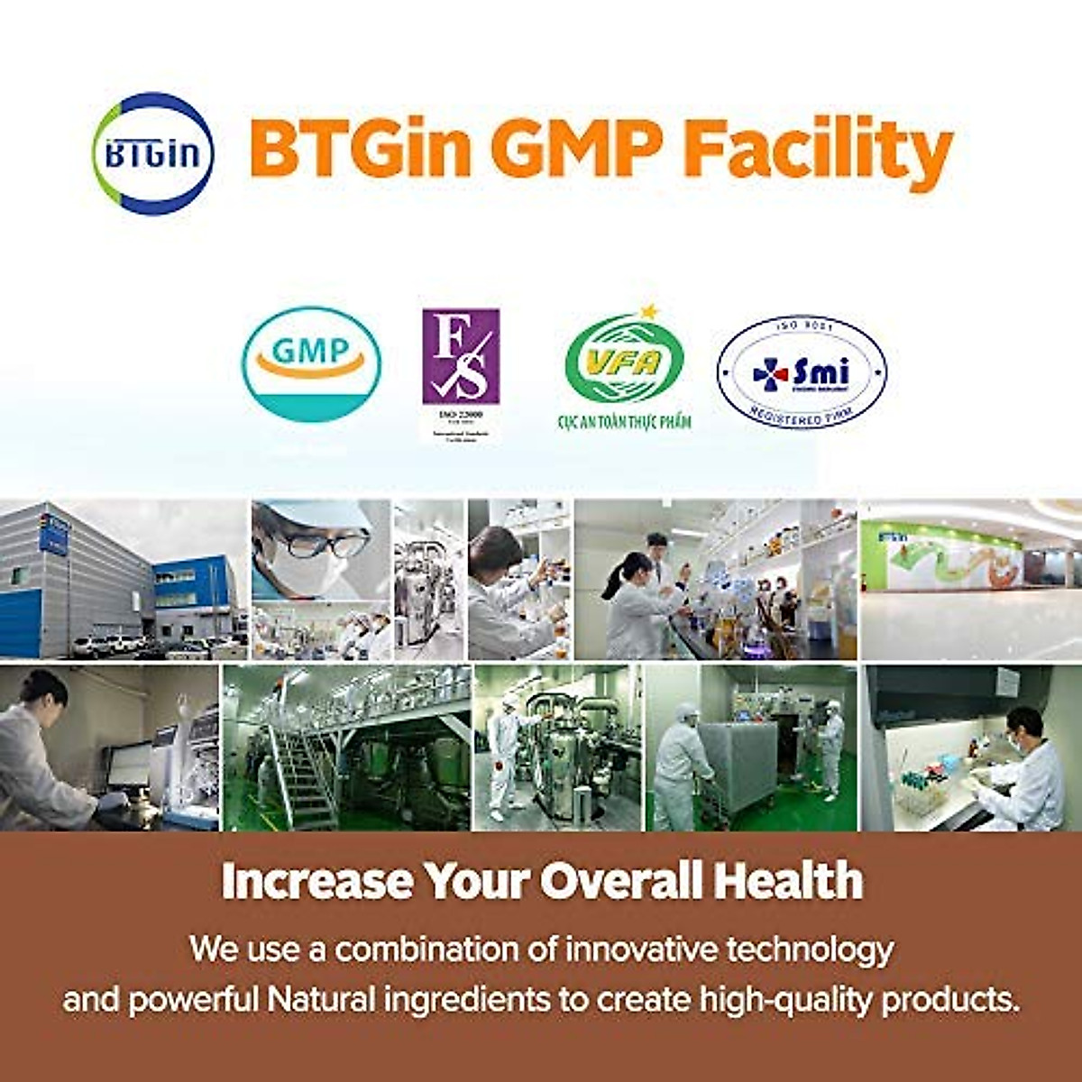 BTGIN Korean Red Ginseng Extract 3000mg Everyday, Saponin Hanppuri, Immune Booster and Focus Supplement for Brain Enhancement with Ginsenoside Rg3, Panax Ginseng 6 Years Root, 30Packets in 1 Set