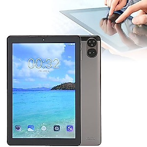 ICRPSTU HD Tablet 10.1 Inch Tablet PC 6GB RAM 128GB ROM Octa Core Multifunction Dual Speakers for Android 10 Learning Work (Grey)