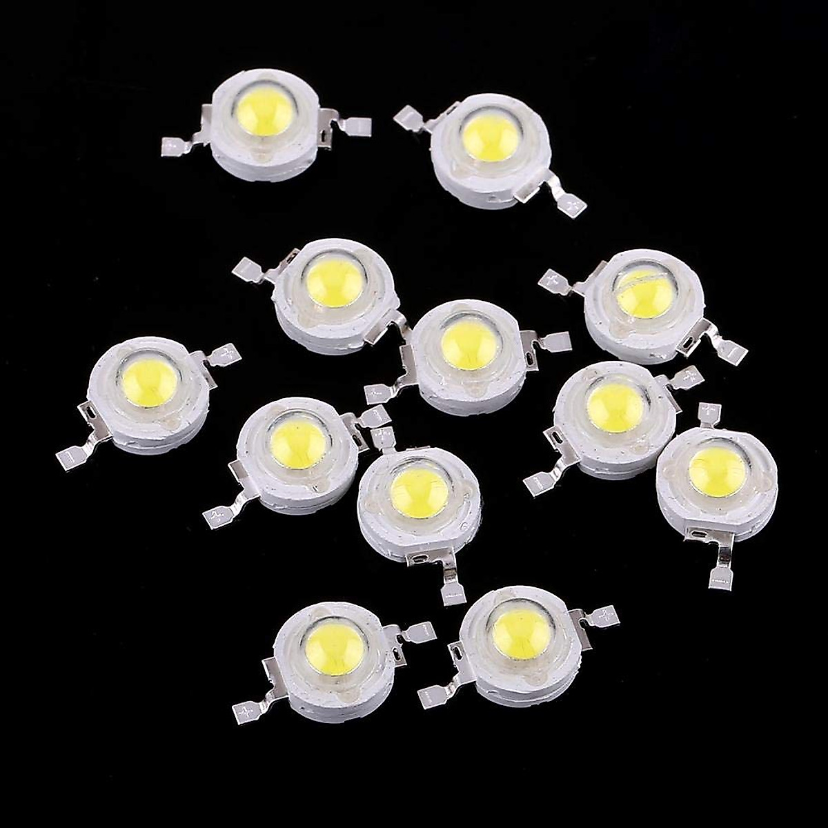 High Power Led Chip, LED Chip Bulb, Light Beads, 1w White Super Bright SMD Cob Light Emitter Components Diode Bulb Lamp Beads for DIY Lighting (Cool White)