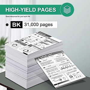 DOPHEN 2 Pack Phaser 3330/WorkCentre 3335/3345 - 101R00555 Drum-Cartridge Replacement for Xerox 3330 3345 3335 Printers (Yield 30K,Black)