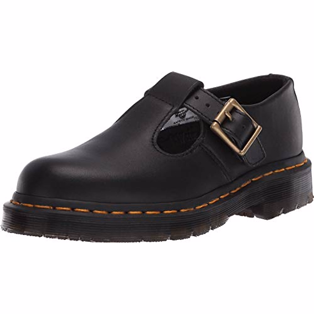 Dr. Martens Polley, Women's, Black, Soft Toe, Slip Resistant Mary Jane (11.0 MW)