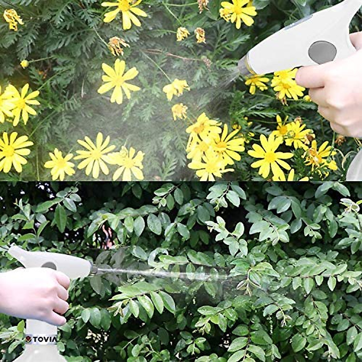 T TOVIA 1L Electric Plant Mister Spray Bottle for Indoor/Outdoor Plants, Electric Watering Can with Adjustable Copper Spout, Automatic Plant Watering Devices, for Hair, Cleaning Home, Gardening