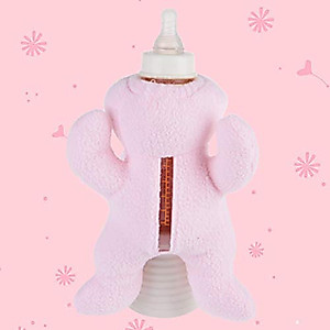 Artibetter Bunny Milk Bottle Cover Protective Soft Stuffed Animal Baby Feeding Bottle Holder Case for Kids Baby Toddler Infant