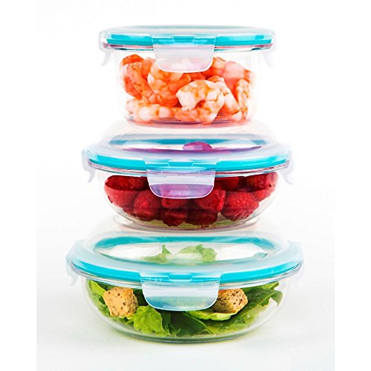 Lock&Lock Bisfree Rectangular Tableware with Leak Proof Locking Lid, 2.7-Cup