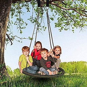 Anti-Broke Tree Swing Hanging Straps Kit Holds 2000 lbs Heavy Duty 5FT Extra Long, 2 PCS Tree Swing Straps Waterproof Straps/ 2 Safer Lock Carabiners/ 1 Bag, for Hammock, Camping, Easy Installation