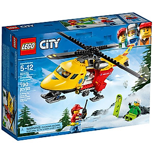 LEGO City Ambulance Helicopter 60179 Building Kit, New 2019 (190 Pieces)