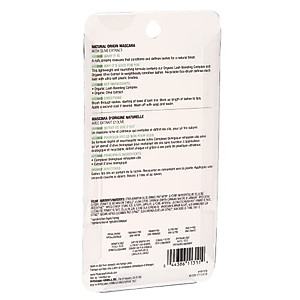 Organic Mascara By Physicians Formula Organic Wear All Natural Origin Mascara, Organic Makeup, Black, Dermatologist Test