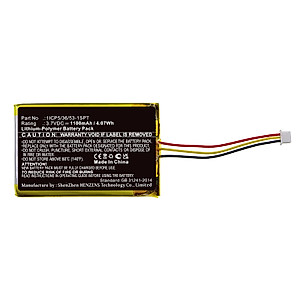 Synergy Digital Baby Monitor Battery, Compatible with Moonybaby Split 55 Baby Monitor, (Li-Pol, 3.7V, 1100mAh) Ultra High Capacity, Replacement for Moonybaby 1ICP5/36/53-1SPT Battery