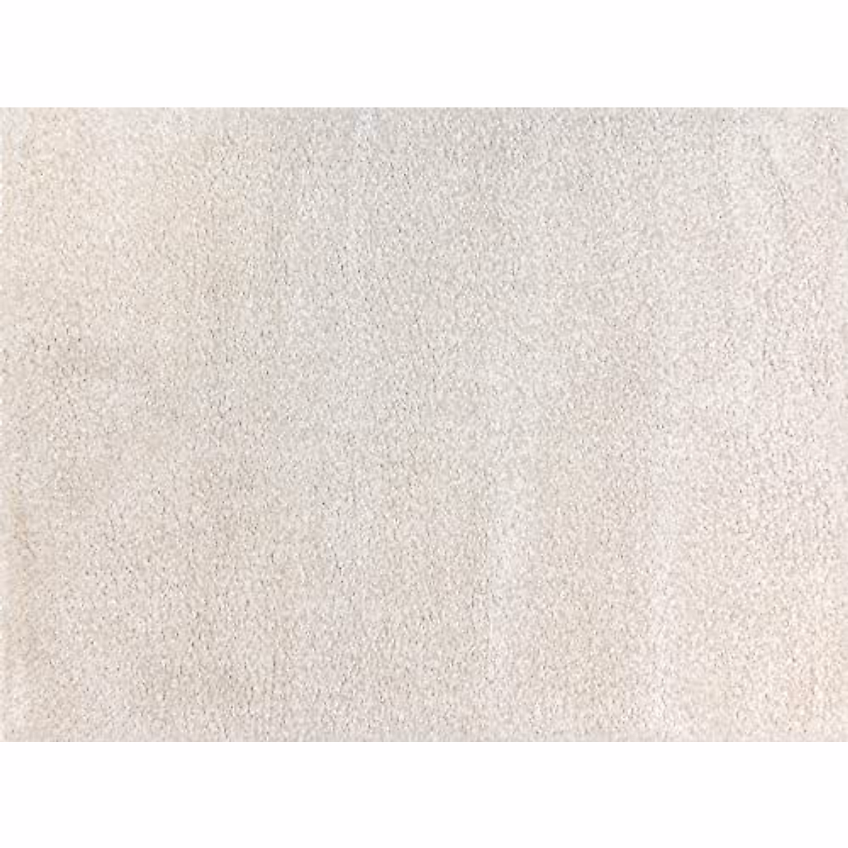 Gertmenian Air Shag Fresh Collection , Classic Plush Microfiber Shag Rug , Bedroom Nursery Living Room Dining Room Dorm Room , 8x10 Ft Large, Solid, Ivory White, 18582