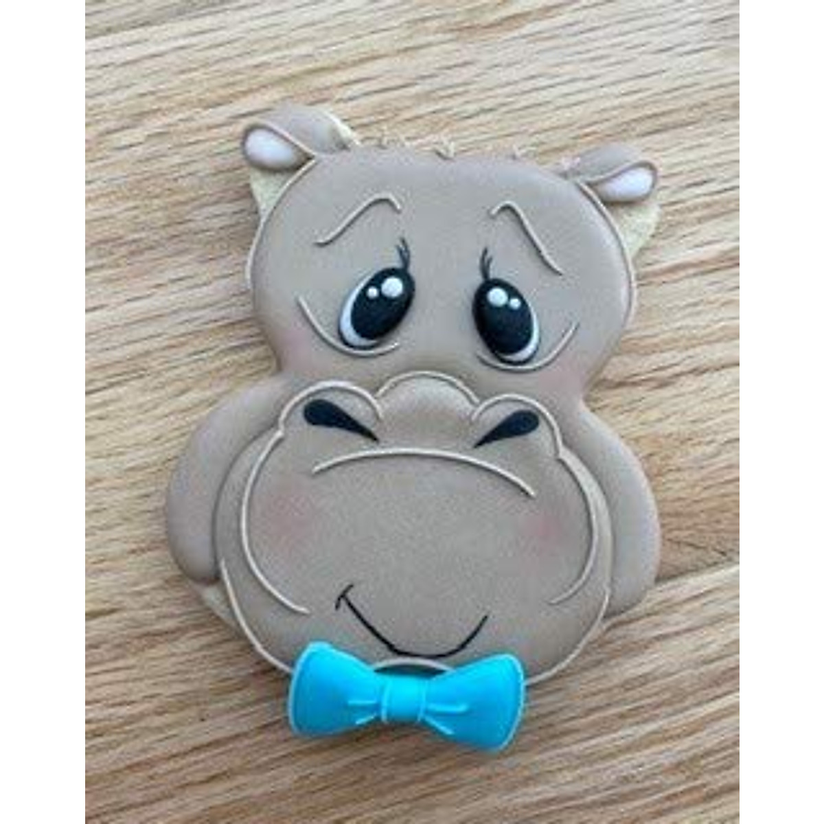 Hippo Face Cookie Cutter, 3.5" Made in USA by Ann Clark