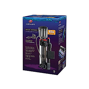 Coralife Super Protein Super Skimmer with Energy Saving Post-Flow Pump | Features Needle Wheel Technology | up to 65 Gallons