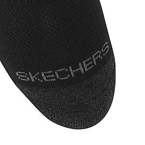 Skechers Women's 6 Pack Low Cut Socks, White/Pastel, 9-11