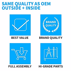 JXWNDPK 2pcs Headlight Driver Passenger Side Clear Lens W/Bulb Headlamp for Blazer 87-00,for C1500/C2500 Suburban 92-99,for C10 78-86 & Suburban 78-86,for C20 78-86 & Suburban 78-86