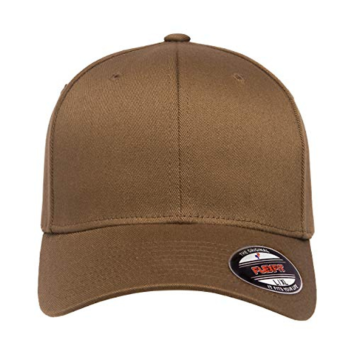 Flexfit Men's Standard Athletic Baseball Fitted Cap, Coyote Brown, Large-X-Large
