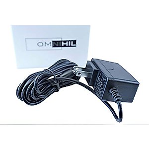 [UL Listed] OMNIHIL 8 Feet Long AC/DC Adapter Compatible with BGB34 - Fisher-Price My Little Lamb Platinum II Cradle ‘n Swing
