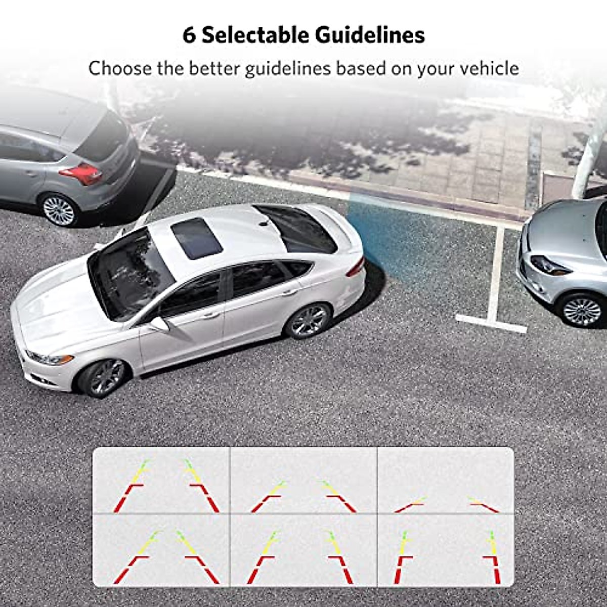 HD Wireless Backup Camera for Trucks, Support 2 Cameras with Digital Wireless Signal, Waterproof Rear View Camera, 5″ TFT-LCD HD Monitor and Reverse Camera for Car/SUV/Van/Mini RV/Pickup (K7 Pro)