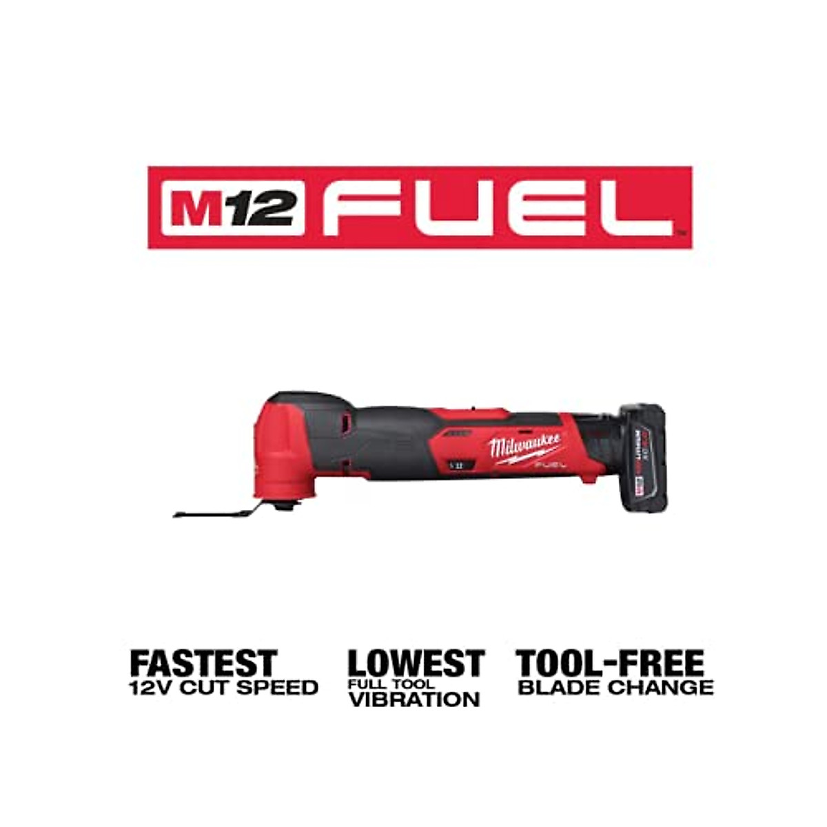 Milwaukee M12 FUEL Oscillating Multi-Tool Kit