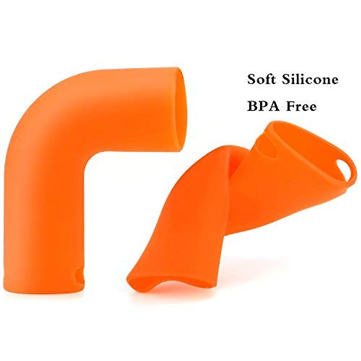 Steam Release Diverter Accessory Fits Instant pot 3, 5, 6,8 Qt Duo & Smart Models Only,Made By High Grade Food Silicone,Helps Protect Cabinets-Orange