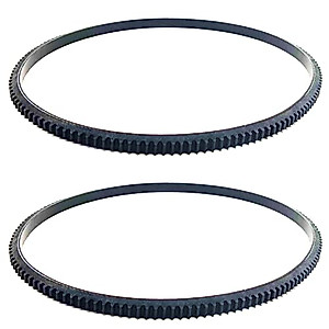 Set of 2, 954-0430 754-0430 Auger Drive Belt Replacement MTD Troy Bilt Cub Cadet Snow Blowers 754-0430a 954-0430A 954-0430B 754 0430 954 0430 754-0430B